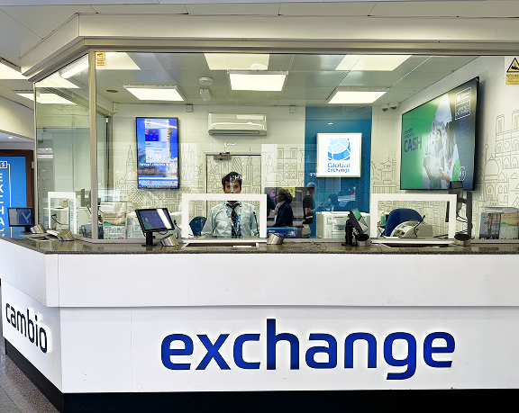 Global Exchange foreign currency exchange office located at London City ...